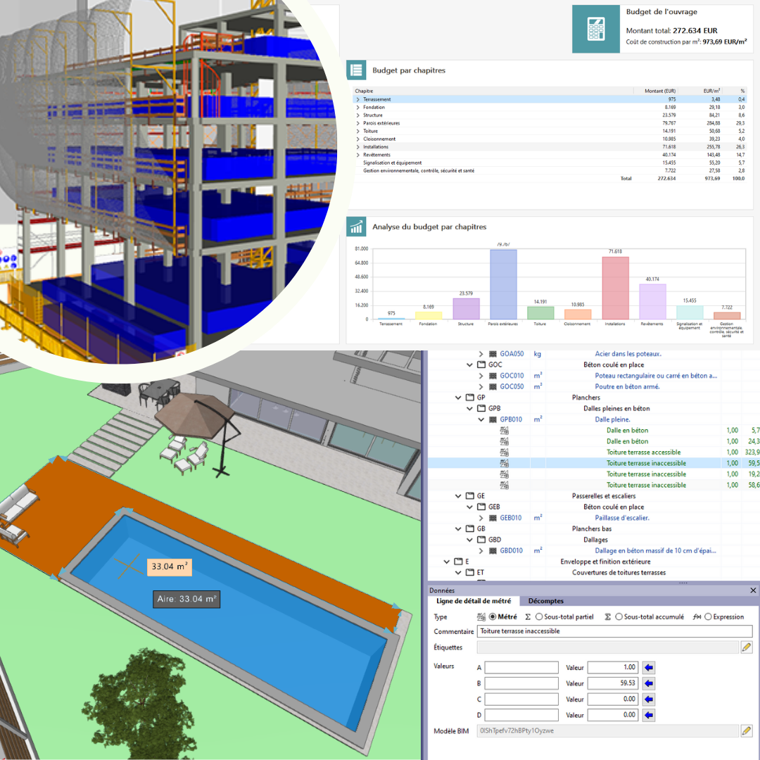 Métrés, budgets, gestion de chantier et documentation du projet M19 ... Métrés, budgets, gestion de chantier et documentation du projet M19 ...